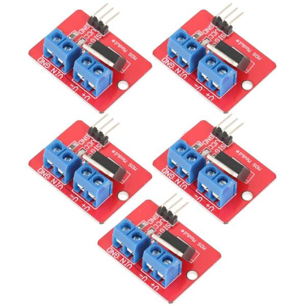 商品名:  5pcs 3.3V 5V Mosfet Driver Modules PWM Output Driving Boards Output 0 24v There are Total 5 Portions of Driver Boa...