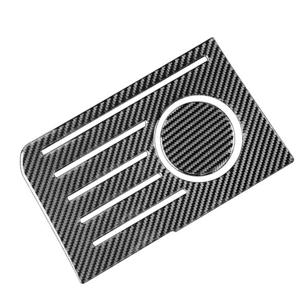 商品名:  Automotive Accessories Carbon Fiber Front Console Water Cup Holder Storage Panel Cover Replacement for Toyota Tund...