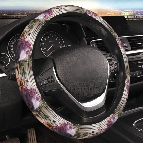 商品名:  Steering Wheel Cover Elastic Steering Wheel Protector Cover Aromatherapy Spa Car Steering Wheel Covers Car Interio...