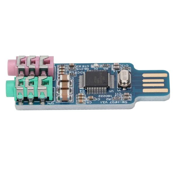 商品名:  MUNEFE USB Sound Card Module, USB Audio Card Driver, USB Sound Card External Audio Adapter for WIN2000, WINXP, WIN...