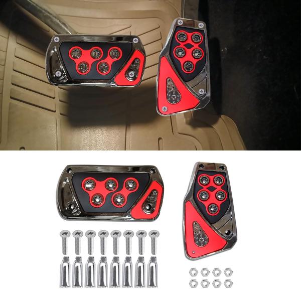 商品名:  QZTYTY Car Pedal Covers, Foot Pedal Pads Set, Car Transmission Brake Pedal Cover, Car Accessories Anti-Slip Vehicl...