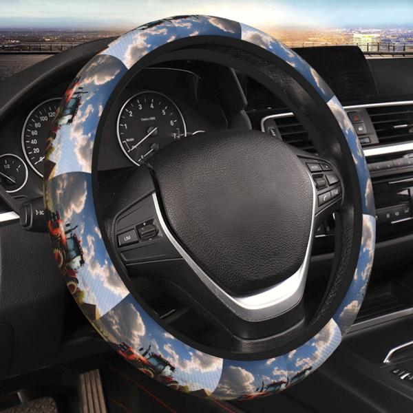 商品名:  Steering Wheel Cover Elastic Steering Wheel Protector Cover Fantasy Farm Tractor Car Steering Wheel Covers Car Int...
