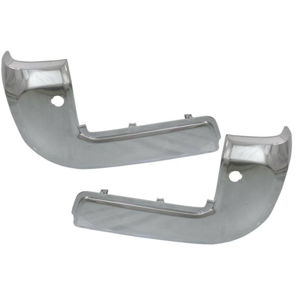 商品名:  Ulsrkell 2pcs Bumper Face Bar End Cap Cover Extension Rear Left Driver and Right Passenger Side Plastic Chrome wit...