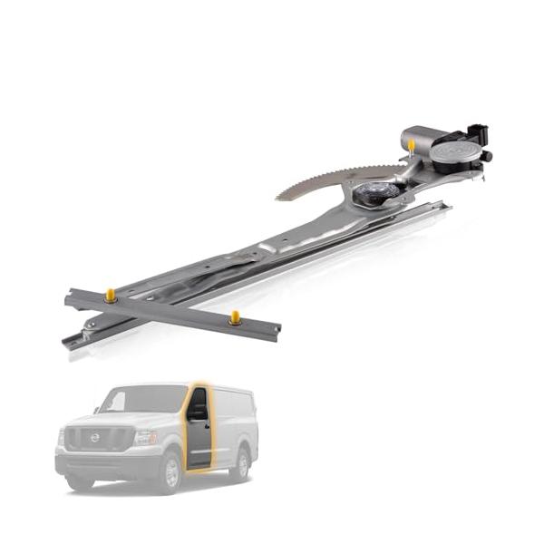 商品名: モーターレギュレーターアセンブリ付きフロント運転席パワーウィンドウ (6ピン) 日産NV1500 NV2500 NV3500 2012-2021 左側に対応 Predep Front Left Driver Side Power ...