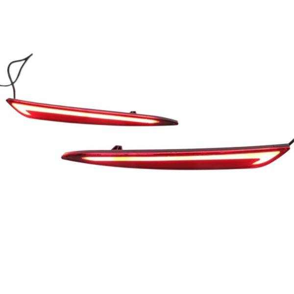 商品名:  Hanweiw Car LED Rear Bumper Lamps Compatible With Mondeo 5 MK5 2013 2014 2015 2016 2017 2018 Brake Reflector Fog L...