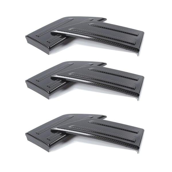 商品名:  Ulsrkell 3 Set of - 2X Exterior Front Bumper Panel Cover Trim Bezel Carbon Fiber for Ford for F150 XL 2021-2022 &a...