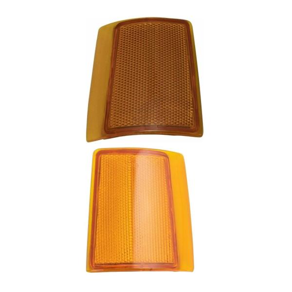 商品名:  INGKTMFT Left Driver and Right Passenger Side Corner Parking Turn Signal Light Lamp Upper Reflector for GMC for C/...