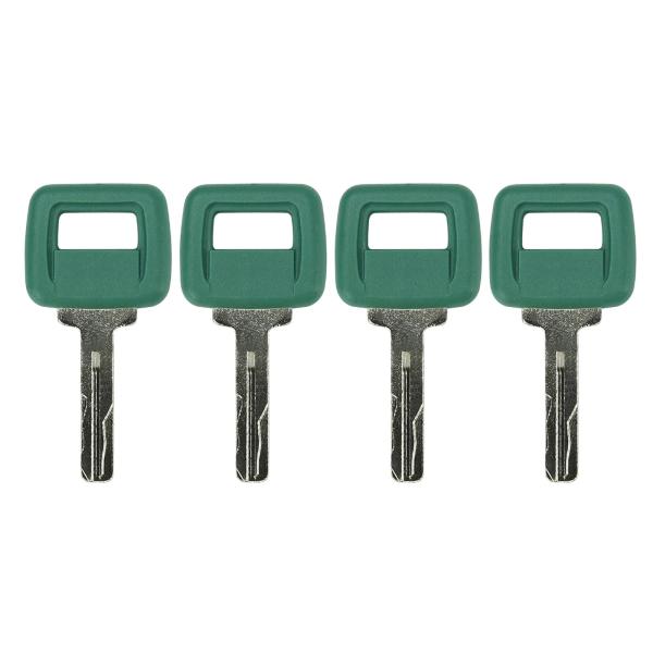 商品名: 4個 11039228 イグニッションキー Vol-voローダーと関節式運搬トラックに対応 A20C A25C A30C A35C A40 DA25D DA30D A35D A40D グリーン 4PCS 11039228 Igni...