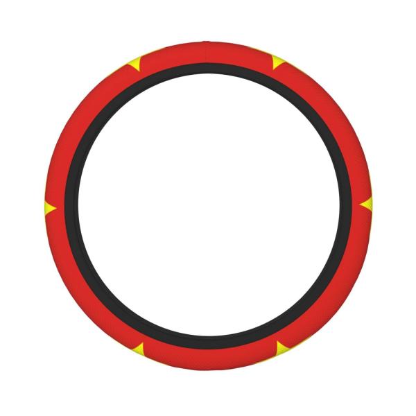 商品名:  Vietnamese Flag Double-Layer Thickened Steering Wheel Cover, Steering Wheel Protector, 15-inch Universal Car Steer...