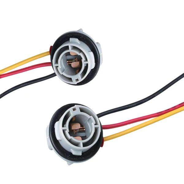 商品名: DACIRTY 1157 LED電球ソケット 2個 180度ブレーキライト ピグテールハーネスコネクター 防水 耐熱 プラグアンドプレイ 電球ホルダー 改造アクセサリー ほとんどの車に対応 (グレー) DACIRTY 2 PCS ...
