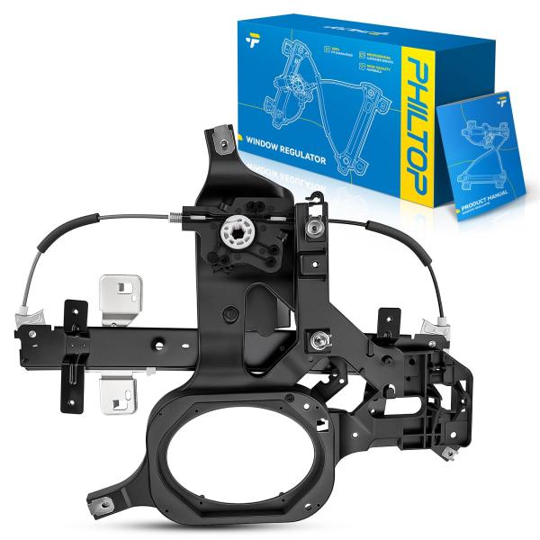 商品名: PHILTOP リア左運転席側ウィンドウレギュレーターアセンブリ モーターなし 2003-2006 FD Expedition、2003-2006 LINCOL-ナビゲーター、740-170用 PHILTOP Rear Left ...