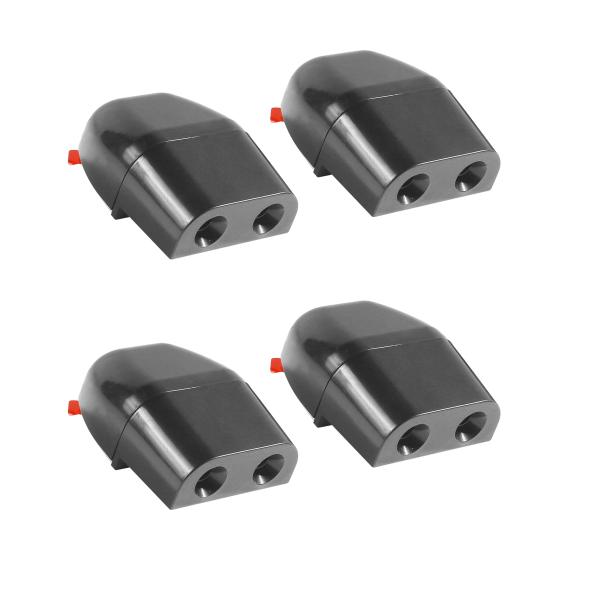 商品名: SCUARI 車用鹿笛 車用鹿笛 カーアクセサリー 鹿の笛を救って衝突を避ける ユニバーサルアニマルアラート さまざまな車両、車、SUV、トラックに適しています (ブラック、4個) SCUARI Deer Whistles for...