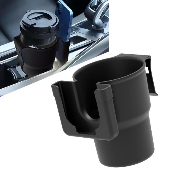 商品名: DACIRTY カーカップホルダーエキスパンダー、PPプラスチックシートバックドアサイド携帯電話ドリンクホルダー、バックハンギングマウント多機能補助トラベルアクセサリー、ほとんどの車にユニバーサルフィット(ブラック) DACIRT...
