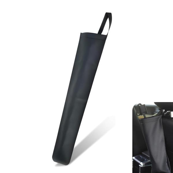 商品名: DACIRTY 車用傘収納バッグ、PU防水折りたたみ式ロングショートハンドル傘シートバックヘッドレスト吊り下げバッグ、多機能ポータブルアクセサリー、ほとんどの車にユニバーサル適用(ブラック) DACIRTY Car Umbrell...