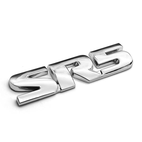 商品名: Lyxheth 3D SR5 メタルエンブレム、テールゲートエンブレム、カーサイドフェンダーリアテールゲートデカール、ユニバーサルカーデコアクセサリーフェンダートランク装飾バッジステッカー車両外装用(SR5シルバー、1個) Lyx...