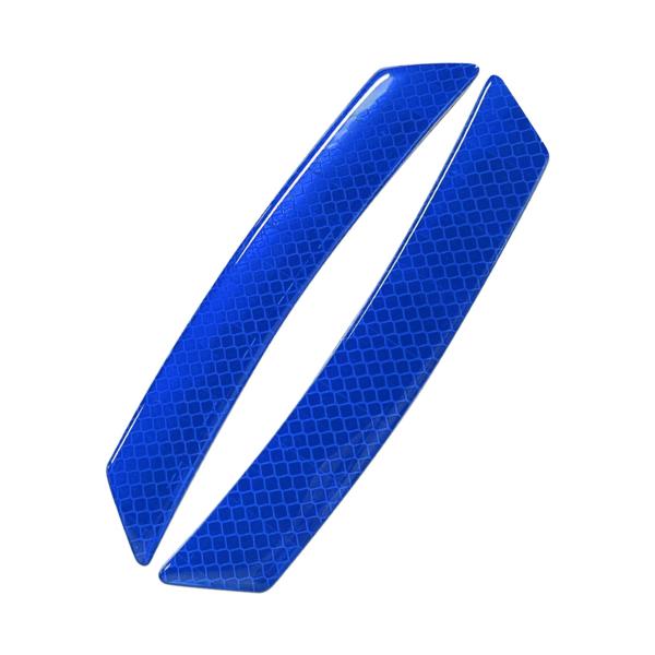 商品名: Lyxheth 車用反射トリムサイドマーカーステッカー、車用サイドリフレクター、衝突防止自動バンパーフェンダーステッカー、自動車外装アクセサリーリフレクターガードフィットカー(ブルー、2個) 2個 Lyxheth 2PCS Car...