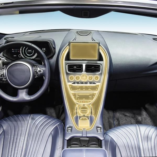 商品名: Kaecad カーインテリアフィルム ダッシュボード ピアノボード シフトセンターコンソール傷防止 透明 TPU 保護フィルム アストンマーチン DB11/DBS 17-2025用 (RHD用スタイル) Kaecad Car In...