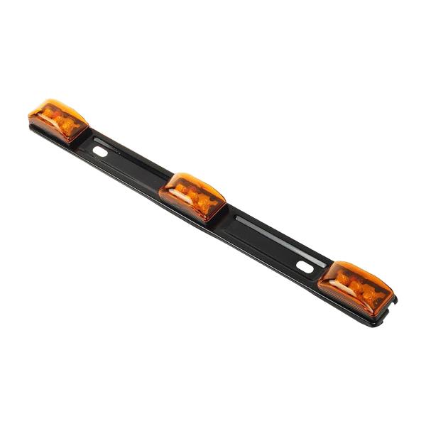 商品名:  UHANBUT Car Trailer Tail Light Bar, 3-Light 9 LED Gap Identification Marker Light Strip with Stainless Steel Brack...