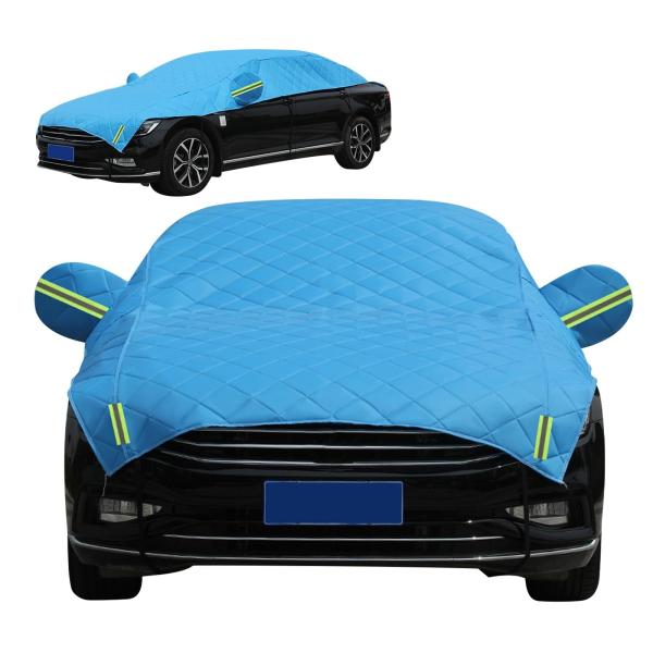 商品名: Hail Car Cover Protection カスタムフィット アストンマーティン DBX SUV (2019-) アップグレード カーカバー 雹保護 5階建ての厚手ブランケット、耐久性のある防水防風太陽 Hail Car ...