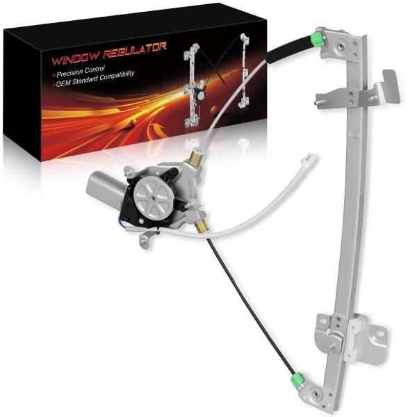 商品名: AOTPAT モーター付きフロント右助手席側パワーウィンドウレギュレーター:-Mazda Protege 1999 2000 2001 2002 2003、Protege5 2002 2003、4ドアセダン、2ピンコネクター交換#...