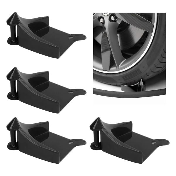 商品名: BWBWND 4個 カーホースガイド、タイヤホースローラー 車輪の下の引っ掛かりや引っ掛かりを防止、プラスチックディテールタイヤホースガイド 車両洗浄ツール 車 トラック SUV用 (ブラック) BWBWND 4 PCS Car ...