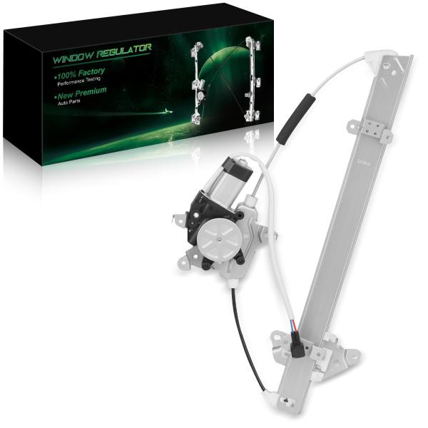 商品名: SZKAIDAGモーター付きフロント右助手席側パワーウィンドウレギュレーター:日産バーサ2007 2008 2009 2010 2011 2012、Versa 07 08 09 10 11、2ピン2ピン付き OE# 751-210...