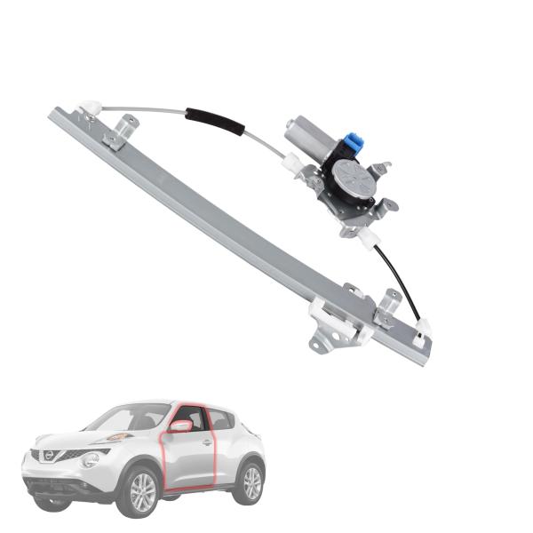 商品名: Predep フロント左運転席側2ピンパワーウィンドウレギュレーター モーターアセンブリ付き 2011-2017 Nissan Juke、交換用 751-438 Predep Front Left Driver Side 2 Pi...