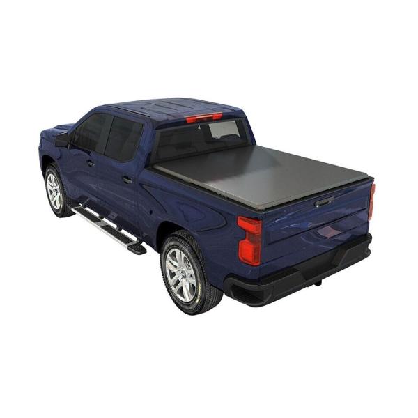 商品名:  DLSKUCN 1pc 5Ft Soft Top Tri-Fold Folding Tonneau Cover Truck Bed Faux Leather Plastic for Ford for Ranger 2019-20...