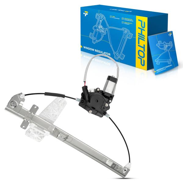 商品名:  PHILTOP 741-556 Front Left Driver Side Power Window Regulator with Motor Compatible with Jeep Grand Cherokee 2000 ...