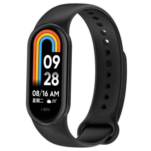 Xiaomi Smart band miband 8 用カラフル カラー スポーツ シリコンストラップ！シンプルで軽いシリコン製交換バンドです。スポーツ、レジャーなど気分に合わせて各色お楽しみ下さい！適応機種:Xiaomi Smart Ba...