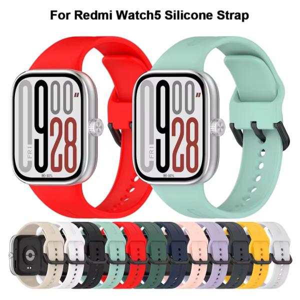Redmi watch4 5  シリコン 交換バンド ベルト ストラップ バックル止めタイプRedmi watch4 Redmi watch5用※Redmi watch5  lite/active用ではご使用いただけません。こちらは、バック...
