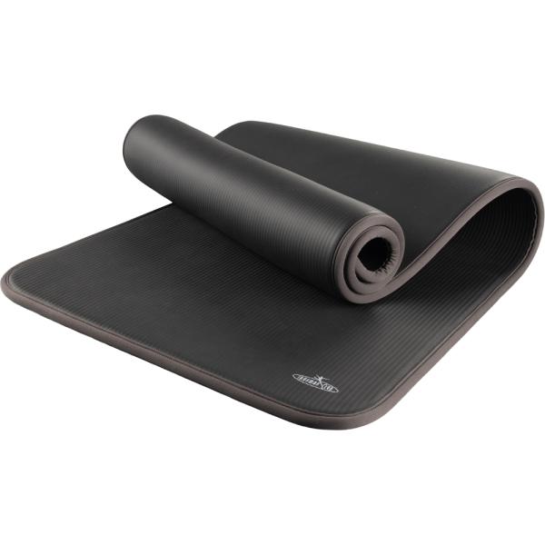 【特長】衝撃吸収、クッション性が高いNBR素材。極厚15mm。高い弾力性で運動時の体への負担を軽減。型崩れしにくく、美しさをキープするエッジガード付。ショルダーベルト付。【ご使用上の注意】※本製品は一般家庭用です。不特定多数の方が使用するト...