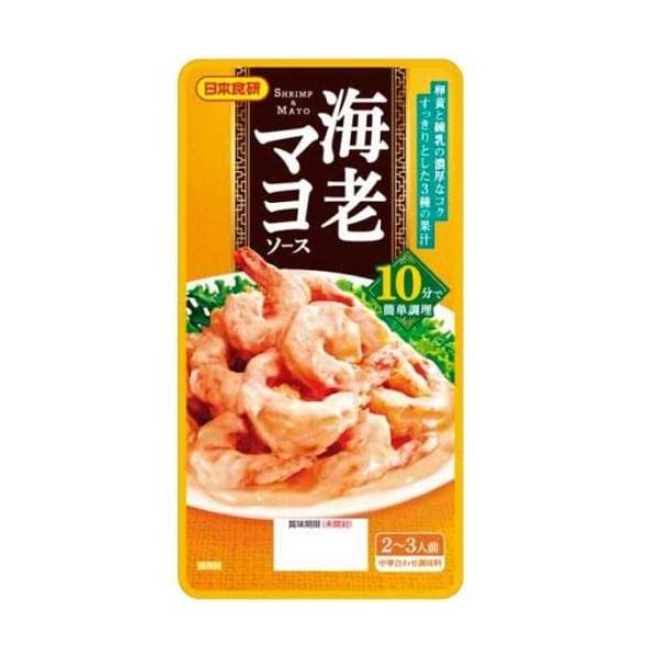 ●商品名日本食研 海老マヨソース100g入1パック●商品紹介卵黄と練乳を加えた濃厚でコクのあるマヨソースです。 3種の果汁（オレンジ、レモン、パイン）でフルーティーでさっぱりとした甘みに仕上げました。●原材料半固体状ドレッシング（国内製造）...