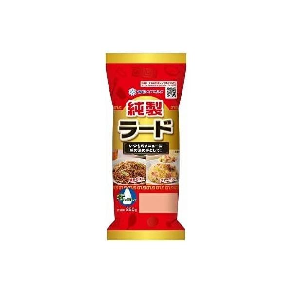 ●商品名雪印メグミルク 純製ラード 250g チューブタイプ 国産 業務用●商品紹介いつものメニューに味の決め手として！中華料理・ラーメン・炒めもの、フライ等に幅広く使える使い勝手のよいチューブタイプのラード業務用にも利用可能です。●原材料...