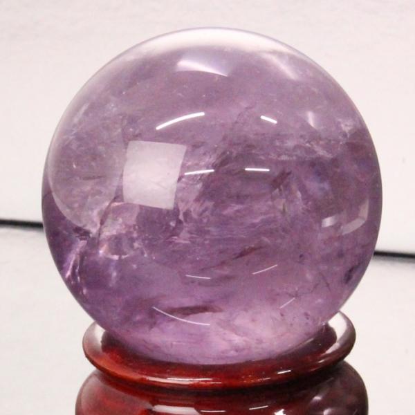 【パワーストーンの意味・言われ】アメジスト[紫水晶]：真実の愛、直感力を高める・強い魔よけのパワー【サイズ】直径 46mm【重量】 143g【産地】　ブラジル■天然石情報：アメジスト■石言葉（意味・効果）：誠実、心の平和、愛の守護石、真実の...