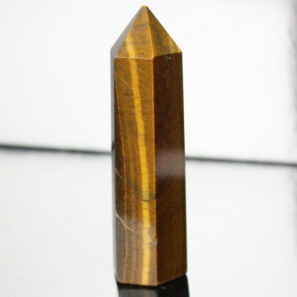 【パワーストーンの意味・言われ】タイガーアイ[虎目石]：金運・仕事運アップ、洞察力・判断力を養う【サイズ】 81mm×23mm×21mm（原石の最長部計測）【重量】 64g【産地】　ブラジル■天然石情報：タイガーアイ■石言葉（意味・効果）：...