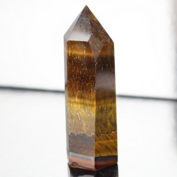 【パワーストーンの意味・言われ】タイガーアイ[虎目石]：金運・仕事運アップ、洞察力・判断力を養う【サイズ】 70mm×24mm×22mm（原石の最長部計測）【重量】 60g【産地】　ブラジル■天然石情報：タイガーアイ■石言葉（意味・効果）：...