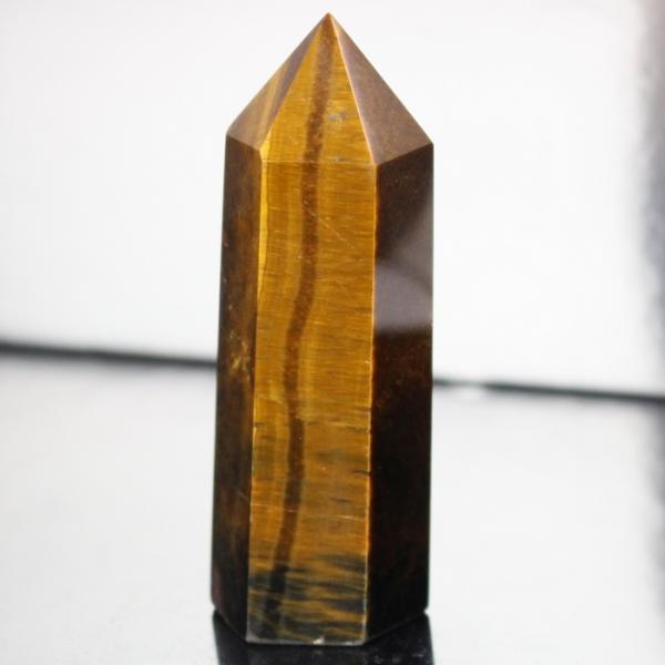 【パワーストーンの意味・言われ】タイガーアイ[虎目石]：金運・仕事運アップ、洞察力・判断力を養う【サイズ】 75mm×27mm×22mm（原石の最長部計測）【重量】 76g【産地】　ブラジル■天然石情報：タイガーアイ■石言葉（意味・効果）：...