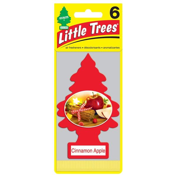 リトルツリー エアフレッシュナー 6pac【CinnamonApp le】 お得な6枚セット!LittleTree 芳香剤 シナモンアップ ル6枚組 [並行輸入品]リトルツリー エアフレッシュナー お得な6枚組 シナモンアップ ル( Lit...