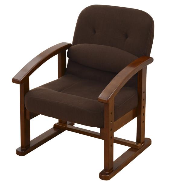 山善(YAMAZEN) 座椅子 座敷用椅子 高座椅子 (高さ調節/腰当て/リクライニング/折りたたみ/防幕) こたつ用 完成品 モカブラウン KMZC-55(MBR)BB完成品(組立不要)本体サイズ:幅54×奥行54×高さ68-80cm本体...