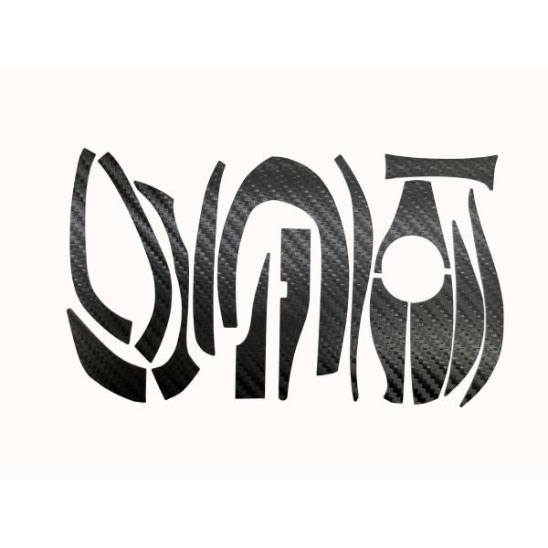 CUSTOM SEAT.JP 鎧 YOROI 23アンタレスDCMD用 カスタムデカール キズ防止 傷保護 ベイトリールカスタム (ブラック(左ハンドル用))新感覚のリールドレスアップアイテム貼るだけでリールを傷から守る立体形状に合わせた3...