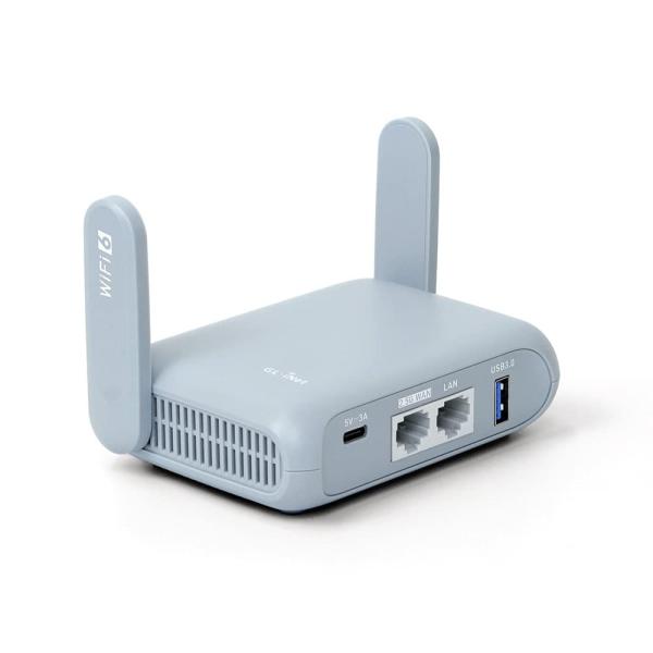 GL.iNet WiFi6 トラベル ルーター VPN 無線LANルーター 2.5Gbps WANポート ギガビット AdGuard Home |VPN Client |OpenVPN |Wireguard WPA3 IPv6対応 テザリン...