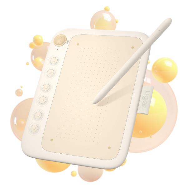 UGEE ペンタブ Q6 ペンタブレット 6.3×3.5インチ スマホ対応 板タブ お絵描き ショートカットキー6個 16384レベル筆圧 60°傾き検知 比率変更ボタン イラスト 携帯便利 超薄型 Windows/Mac/Linux/An...