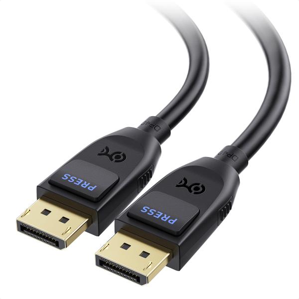【VESA認証済み】Cable Matters 40Gbps DisplayPort 2.1 ケーブル - 1m、DP40 8K 120Hz / 4K 240Hz対応、ゲームモニター、PC、RTX 4080/4090/RX 7900など用の...