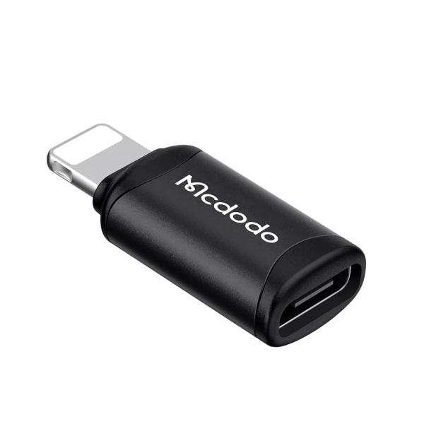 Mcdodo USB-C to ライトニング 変換アダプタ 3A急速充電 高速データ転送(ノートPC間のみ対応) USB-C i-Phone 変換コネクタ アルミ合金外装 タイプCからiOS変換コネクタ iOS USB Cアダプタ i-Ph...