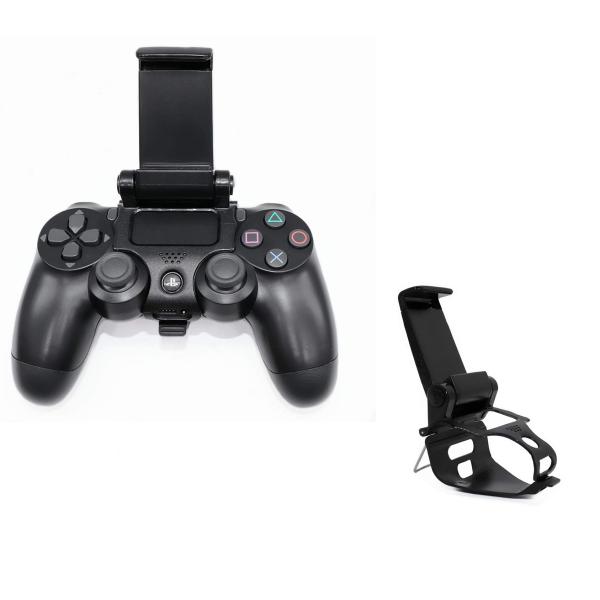 SHEAWA PS4用 スマホホルダー PlayStation 4 コントローラー対応 ホルダー 荒野行動 ブラケット スマホ固定ホルダー プレイステーション4 コントローラー用【スマホがゲーム機に変身】PS4コントローラー本体にスマートフ...