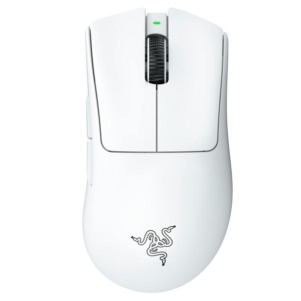 Razer レイザー DeathAdder V3 Pro White ゲーミングマウス ワイヤレス 無線 64gの超軽量 進化したエルゴノミック形状 最高クラスの精度のFocus Pro 30K オプティカルセンサー 第 3 世代オプティカ...