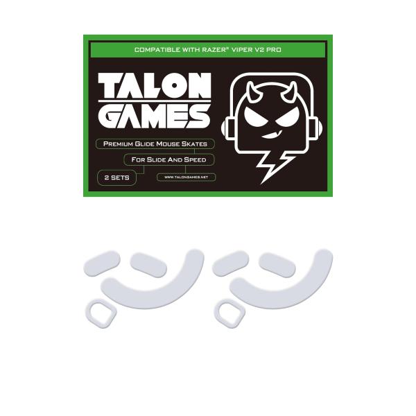 TALONGAMES マウスソール Razer Viper V2 Pro 用 2セット入り プレミアム グライド マウススケート マウスフィート 用 2sets 高耐久 超低摩擦 Super Smooth 交換用【国内正規品】【超スムーズ】...