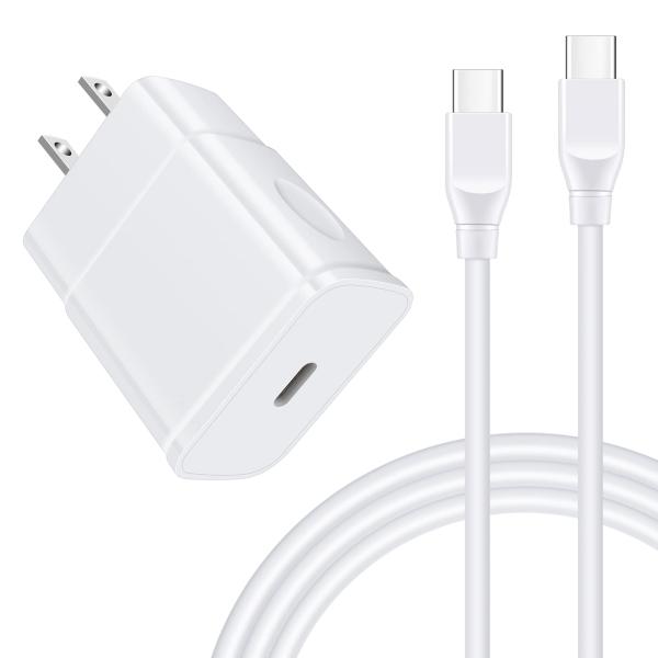 急速充電器 type-c Android充電器 25W/3A Galaxy急速充電器 スマホ充電器 Type-C 急速充電 usb-cケーブル 1.83m/1本 iPhone15充電器 Cタイプ qc3.0アダプター ChrisPow アン...