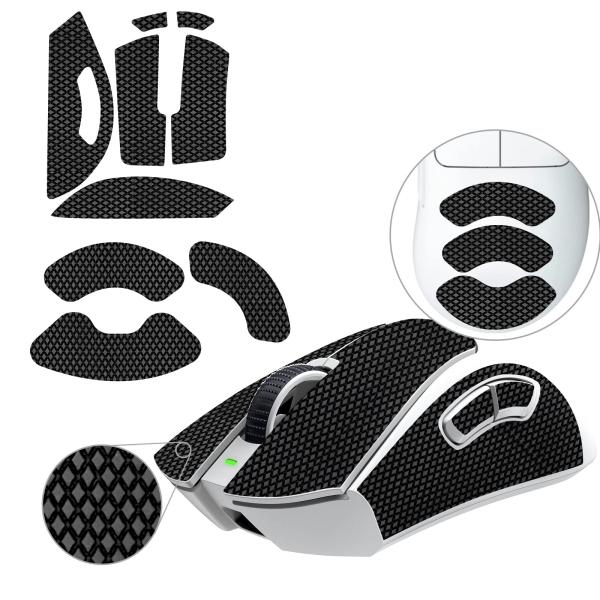 TALONGAMES マウスグリップ テープ Razer DeathAdder V3 Pro 用 極薄 0.5mm 優れる吸水性 アンチスリップ テープ ゲーミングマウス用 滑り止めグリップテープ カット済【グリップ力強化】ゲーミングマウス...